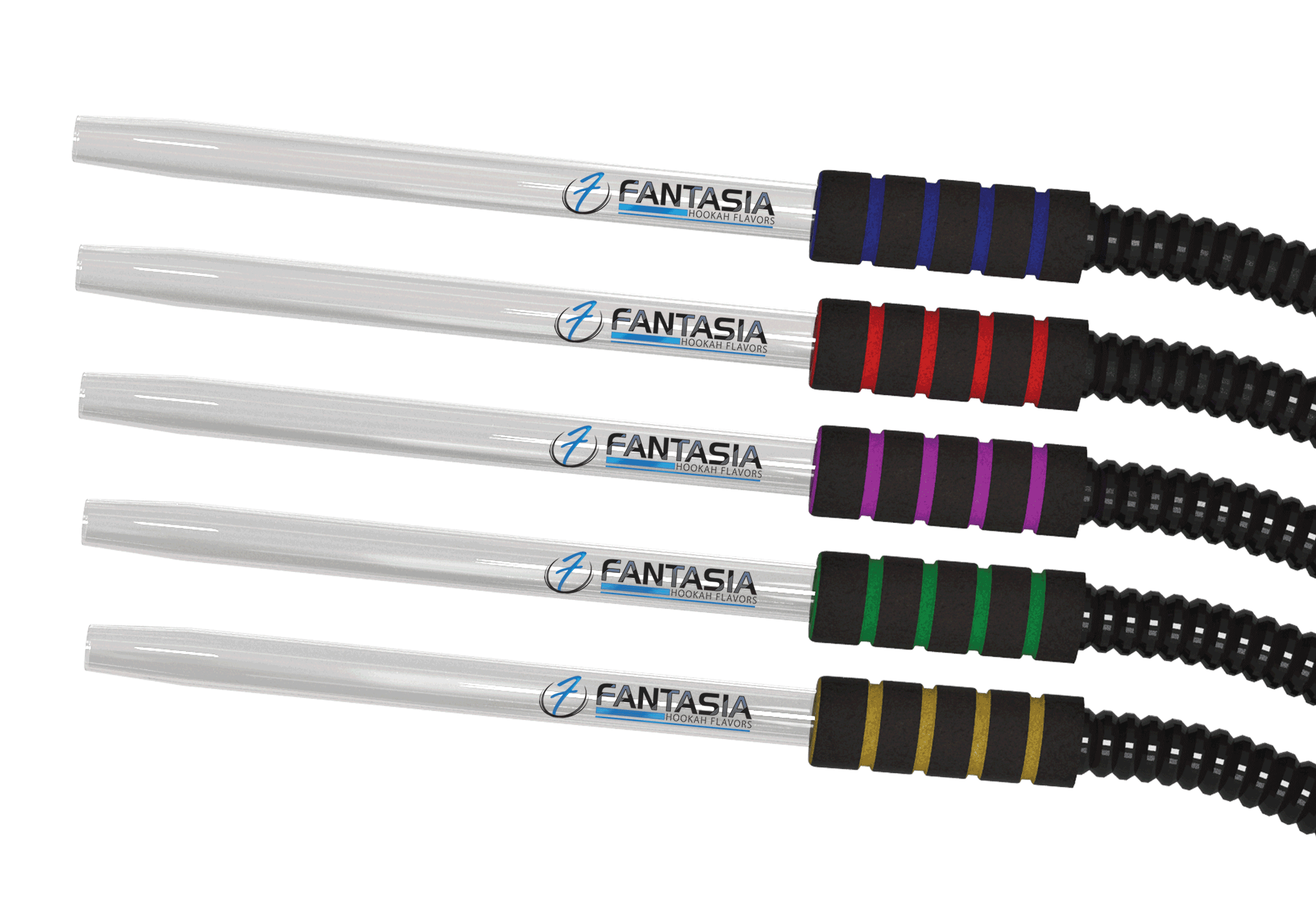 Fantasia Glass Tip Hoses – 5Star Hookah Wholesale